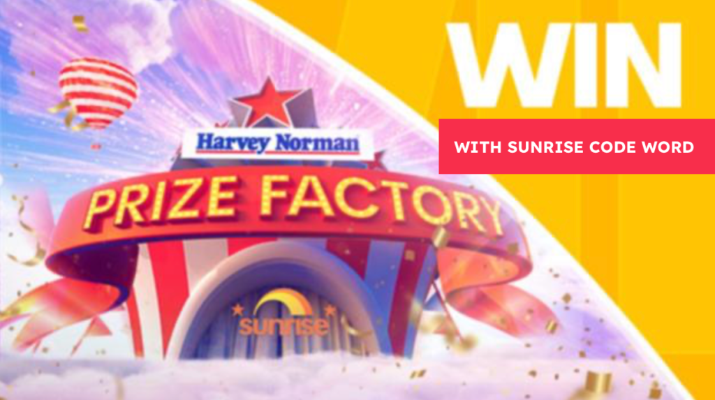 Sunrise Prize Factory Code Word Today, Win a Share of over $36,000 in ...